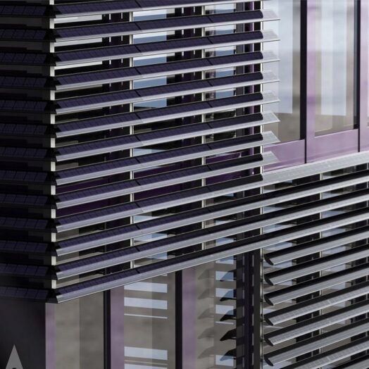 Solar Walls: Enovio Sp's eBLADE System - Nomad Architecture